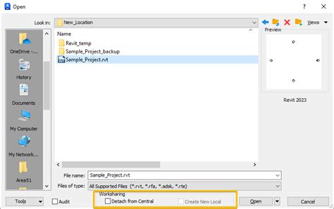 Can T Create New Local Model After Moving Central Model To A New Server In Revit