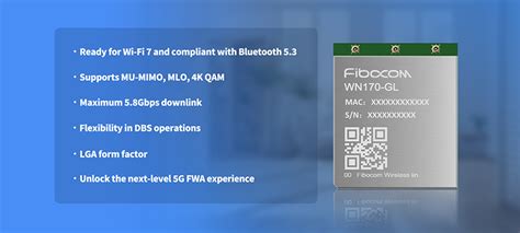 Fibocom Debuts The Wi Fi 7 Module Wn170 Gl At Broadband World Forum 2023 Iot Business News