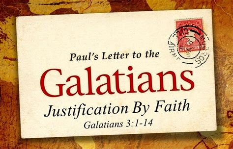 Galatians Justification By Faith Revive Outreach Church
