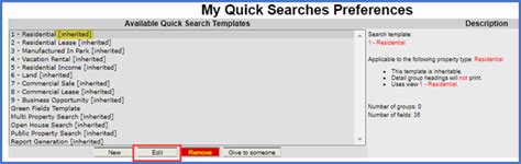 flexmls quick search template and view enhancements crmls knowledgebase