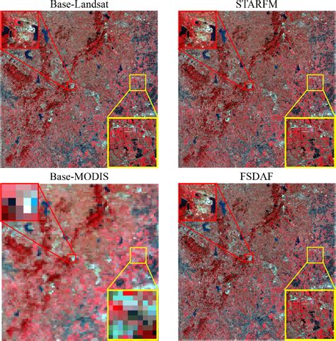 Figure 1 From Accuracy Evaluation Of Four Spatiotemporal Fusion Methods For Different Time