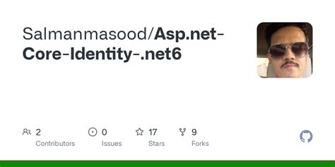 Github Salmanmasood Asp Net Core Identity Net