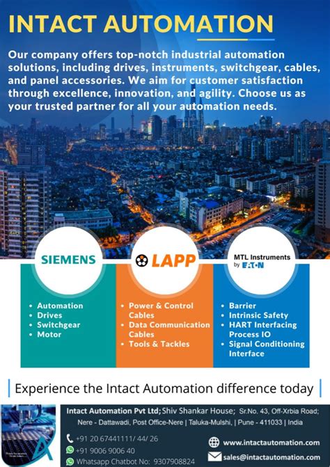Intact Automation Pvt Ltd On Linkedin Automation Industrialautomation Siemens