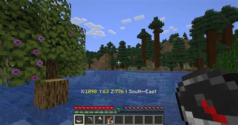 Better Compass Display Coordinates And Cardinal Direction Minecraft