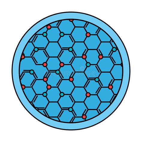 Molecular Structure Science Icon Stock Illustration Illustration Of