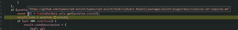 Link In Hover Item Is Invalid Issue 1274 Microsoft Vscode Eslint GitHub