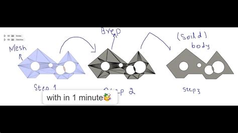 Convert Stl Into Solid Convert Mesh Into Single Face Solid Convert Stl File Into Solid