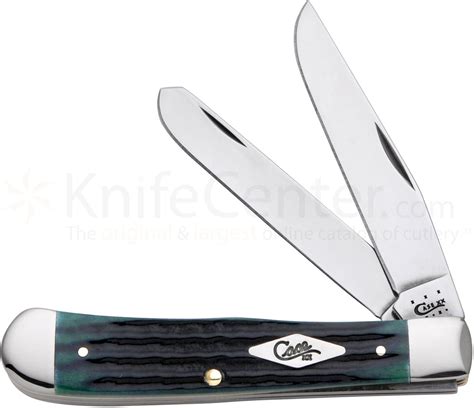 Case Kentucky Bluegrass Bone Trapper 418 Closed 6254 Ss