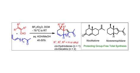 Ready Access To Functionally Embellished Cis Hydrindanes And Cis Decalins Protecting Group Free