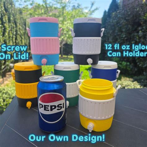Igloo Can Koozie Stl Etsy