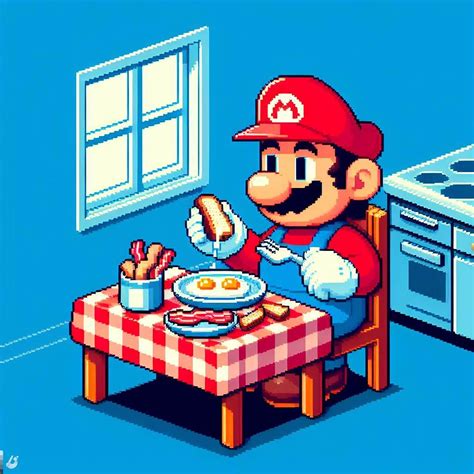 Mario Eating Eggs R Mario Ai Art