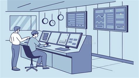 Control Room Monitors Data Analysis System Monitoring And Tech