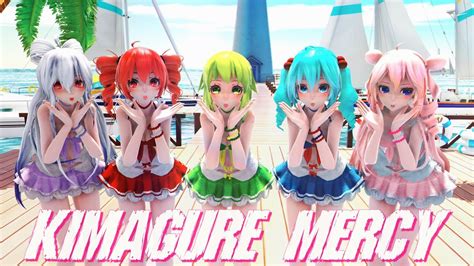 ≡MMD≡ Miku.Gumi.Teto.Luka.Haku - Kimagure Mercy [4KUHD60FPS][CC][Sub Eng/Jap][Video DL] - YouTube
