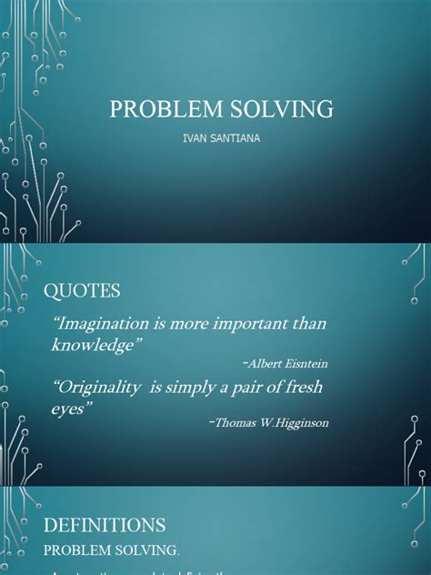 Problem Solving Pdf