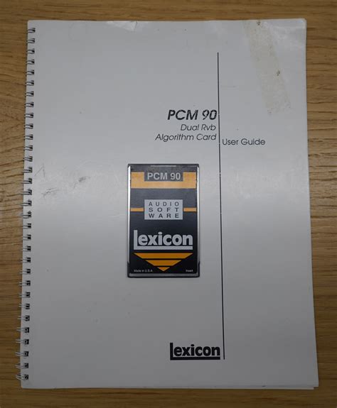 lexicon pcm90 dual rvb v1 0 algorithm card make noise pro audio