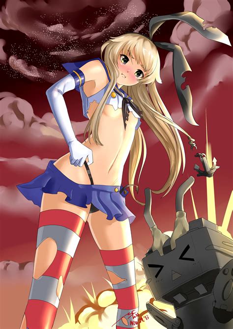 Shimakaze Shimakaze Kantai Collection Shimakaze Kantai