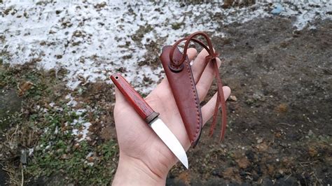 Как сшить ножны из кожи без специального инструмента How To Sew A Sheath For A Knife Without