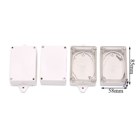 Badu Bg Водоустойчива разклонителна кутия пластмасова кутия за инструменти малка черна