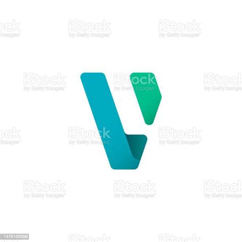 종이 알파벳 종이 접기 글꼴 그림자 멀티 컬러 문자 V 벡터 일러스트 레이 션 10eps가있는 로고 디자인 알파벳 V에 대한