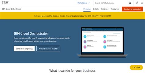 Ibm Cloud Orchestrator Reviews Pricing And Software Features 2024