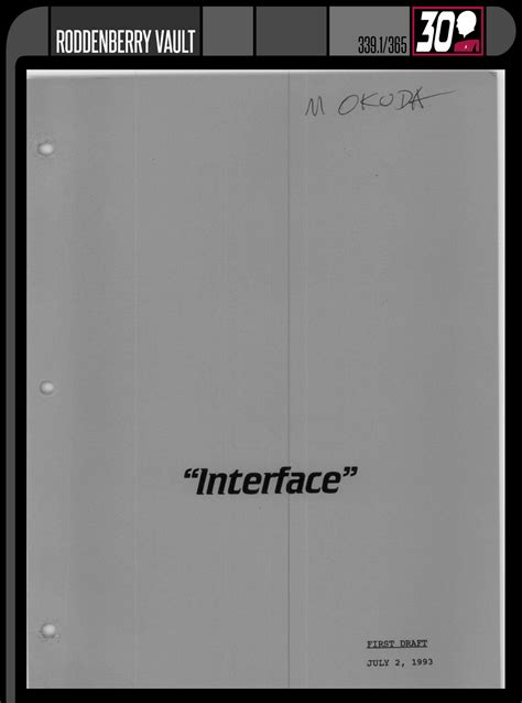 Script Interface Roddenberry