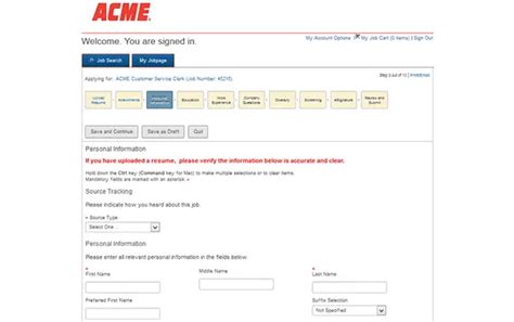 Acme Markets Job Application And Careers