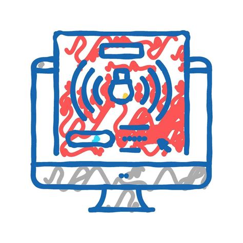 Computer Password Hacking Icon Doodle Illustration 62461413 Vector Art At Vecteezy