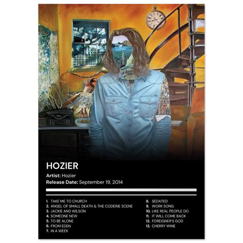 Hozier Hozier Premium Album Poster Full Art Backstage Prints