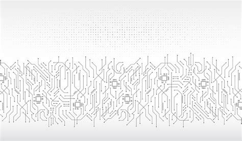 추상 현대 디지털 과학 기술 미래 회로 기판 흰색 배경에 사이버 연결 하이테크 커뮤니케이션 디자인 전자 벡터 그림입니다 배경 주제에 대한 스톡 벡터 아트 및 기타 이미지