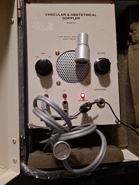 Used Parks Vascular And Obstetrical Doppler Model 917 Doppler Waveform Analyzer For Sale Dotmed