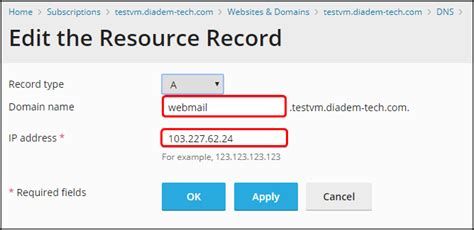 Creating Modifying And Deleting Dns Records Diadem Technologies