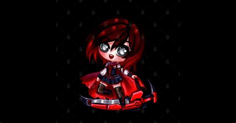 Ruby Chibi Rwby Sticker TeePublic Ruby Chibi Rwby Sticker TeePublic