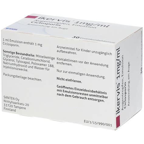 Ikervis® 1 Mgml 30x03 Ml Shop