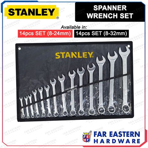 Stanley Combination Wrench Spanner 14pcs Set Close Open Stht Shopee Philippines