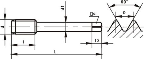 1 3 16 16 Un Tap 1 3 16 16 Un Thread Tap Hss Bottom Lead Tap Gaugestools