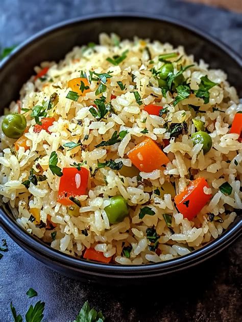 Irresistible Herbed Vegetable Rice Recipe A Wholesome 30 Minute Meal