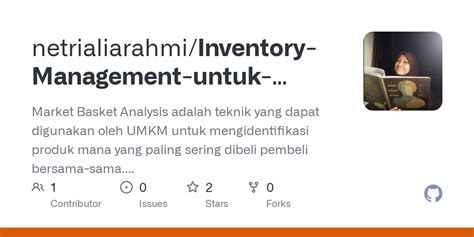 GitHub Netrialiarahmi Inventory Management Untuk Optimalisasi Bisnis UMKM Menggunakan