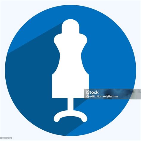 아이콘 더미 재단사 기호에 적합합니다 긴 그림자 스타일 편집 가능한 간단한 디자인 디자인 템플릿 벡터 간단한 기호 그림 가위에