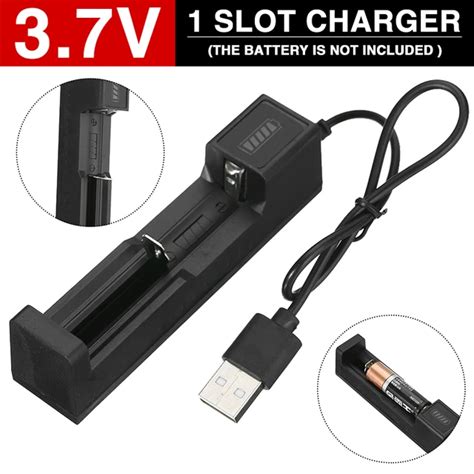 universal 18650 slot usb battery charger adapter sritu 49 off