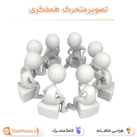 تصویر متحرک همفکری برای پاورپوینت و طراحی اسلایدمستر