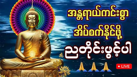 🙏🌷🌻ဘေးရန်ကင်းကွာ၊ ကံပွင့် လာဘ်ပွင့် စီးပွားတက် မဟာပဌာန်းဒေသနာတော