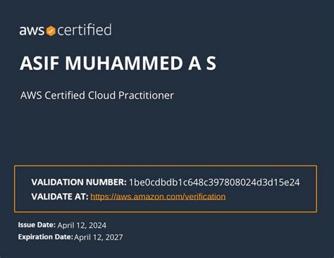Asif Muhammed On Linkedin Awscertified Cloudcomputing Aws
