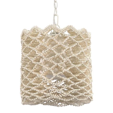Coconut Shell Bead Pendant Light