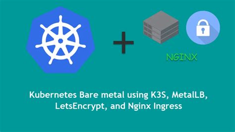 setup kubernetes cluster using k3s metallb letsencrypt on bare metal
