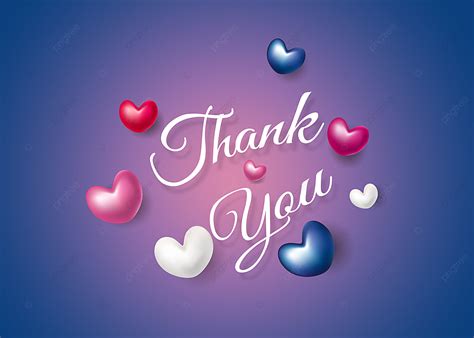 Simple Love Thank You Background Desktop Wallpaper Pc Wallpaper Blue