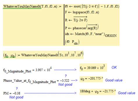 solved discrepancy in bode plot phase frequency plot ptc