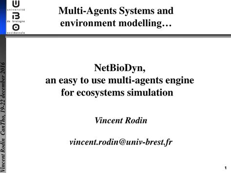 PPT Multi Agents Systems And Environment Modelling PowerPoint