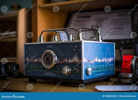 Seismograph Recording Earthquake Royalty Free Stock Image