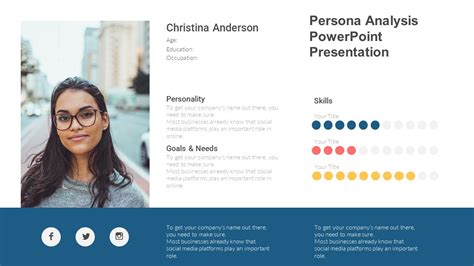 Persona Analysis Powerpoint Presentation 100 Editable Pptx