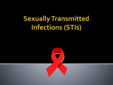 Ppt Sexually Transmitted Infections Stis Powerpoint Presentation